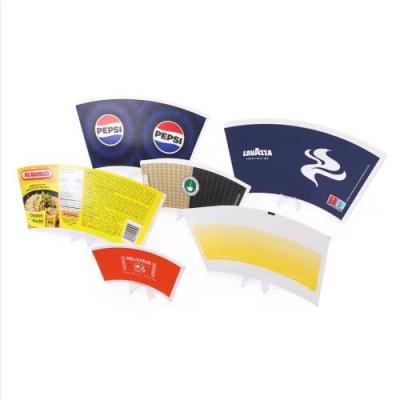 China Manufacturer Disposable Single Wall PE PLA Coating 100% Virgin Wood Pulp Paper Cup Fan for Hot and Cold Drinks for sale