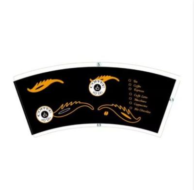 China FSC Certification Factory Hot Sales Custom Design Printing Logo Leak-Proof Disposable Paper Cup Fan for sale
