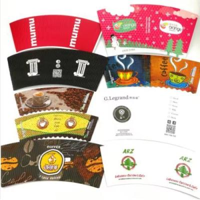 China Customizable Paper Cup Fan Designed with PE PLA Coated Layers and Paper Weights From 150gsm to 350gsm Suitable for Food Safe Takeaway Cup for sale