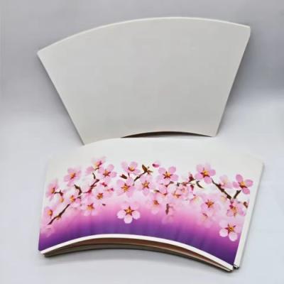 China Durable Paper Cup Fan Made with FSC Certified 210 GSM PE PLA Coated Paper Suitable for Beverage Coffee Cups in Various Sizes for sale