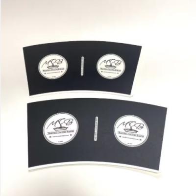 China Food Grade Waterproof Singel PE Coated PLA Coated Ppaer Cup Fan Disposable Coffee Paper Cups for sale