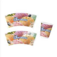 China Food Grade Environmentally Friendly Disposable Paper Cup Fan with Single PE Coating Designed for Biodegradable and Sustainable Paper Cups for sale
