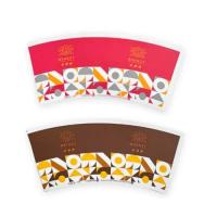 China Paper Cup Fan Disposable Double Wall Coffee Beverage Cups with Custom Logo Printing Recyclable for Hot and Cold Drinks for sale