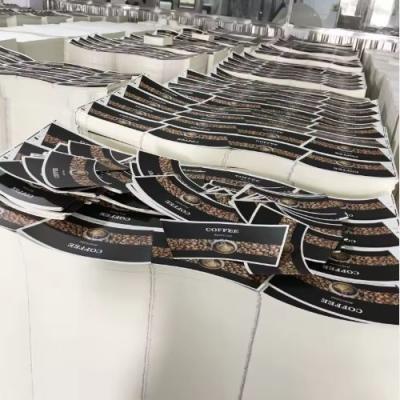 China Sustainable Paper Cup Fan Made with Waterproof Oilproof PLA Material FSC Certified Ideal for Eco Friendly Promotions for sale