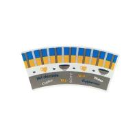 China High Durability Paper Cup Fan Featuring PE PLA Coated Paper and Wood Pulp Construction with Customizable Print Options for Beverage for sale