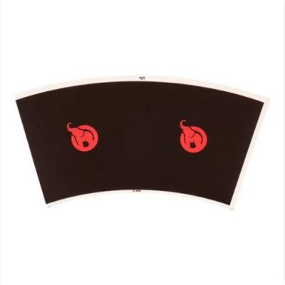 China Disposable Paper Cup Fan With Strong PE Coating And Various Paper Weights Suitable For Coffee Cafe Environments for sale
