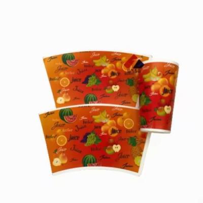 China Custom Coated Paper Cup Fan Replacement Manufactured With Compostable PLA Materials For Double Wall Rolled Various Paper Cups for sale