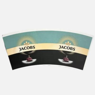 China Offset Printing FSC Certified Paper Cup Fan Raw Material Offering Superior Strength and Lightweight Design Ideal for Hot or Cold Drink Packaging Solutions for sale