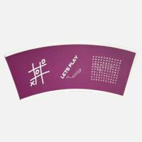 China Waterproof Paper Cup Fan with Flexographic Offset Printing Available in 4oz 6oz 8oz and 10oz Sizes Suitable for Various Beverage Services for sale