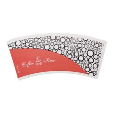 China Paper Cup Fan Disposable Waterproof Paper Coffee Cups Made from Food Grade Materials with Custom Logo Printing for and Corporate for sale
