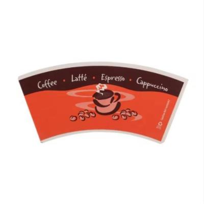China Multi Colors Paper Cup Fan 100 Percent Biodegradable Waterproof PE Material Disposable Perfect for Coffee Tea and Beverage for sale