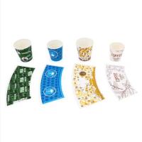 China Eco Conscious Food Grade Paper Cup Fan Suitable for Business Events Trade Shows and Campaigns Combining Sustainability and Practical for sale