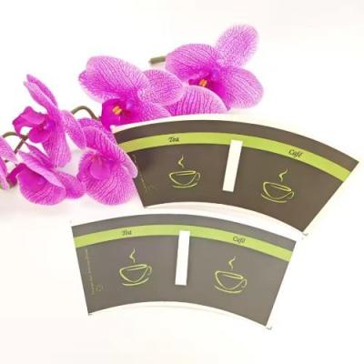 China Waterproof Custom Printed Food Grade Disposable Paper Cup Fan With Single Coated Wall PE PLA Coated Paper Cup Fan Perfect for Various Types Event Giveaways for sale