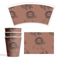 China Biodegradable Paper Cup Fan with PE PLA Suitable for Various Paper Cups for sale