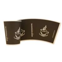 China Paper Cup Fan for Custom Designed Enhancing Recognition and Customer Satisfaction for sale