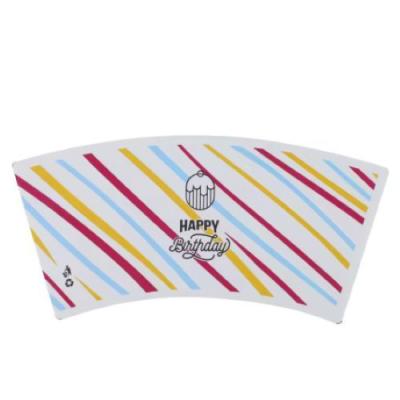 China Food Grade Specialty Paper Paper Cup Fan Single Side Coated Raw Material for sale