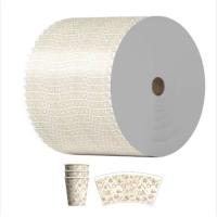 China PE Coated Paper Roll 1-7 Colors Paper Roll with Various Widths and Core Diameter Options for sale