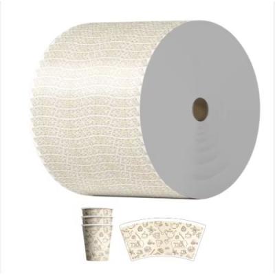 China PE Coated Paper Roll 1-7 Colors Paper Roll with Various Widths and Core Diameter Options for sale