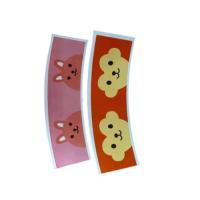 China Greaseproof Oilproof Paper Cup Fan with Waterproof Single PE Coating Designed for sale