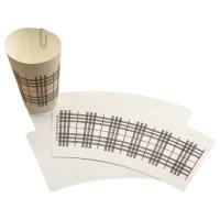 China Custom Size Paper Cup Fan Manufactured with FSC Certified Paper and PE PLA Coatings for sale