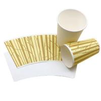 China Paper Cup Fan FSC Certified Biodegradable Double PE PLA Coated for sale
