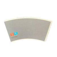 China Eco Conscious Paper Cup Fan Designed with Water Base PE PLA Coated for sale