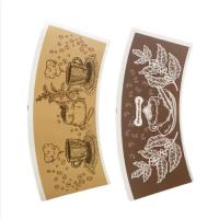 China FSC Certification 100% Wood Pulp Paper Cup Fan Designed for Coffee Cups for sale