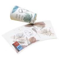 China Paper Cup Fan Disposable Food Grade Waterproof Custom Logo Printed for sale