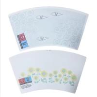 China High Strength Food Grade Paper Cup Fan with Waterproof Greaseproof for sale