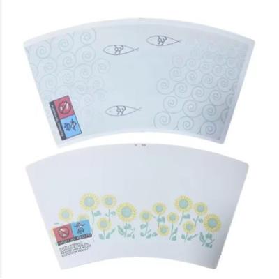 China High Strength Food Grade Paper Cup Fan with Waterproof Greaseproof for sale