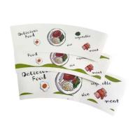 China High Barrier Paper Cup Fan with Polyethylene or Compostable PLA Coating for sale