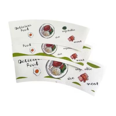 China High Barrier Paper Cup Fan with Polyethylene or Compostable PLA Coating for sale