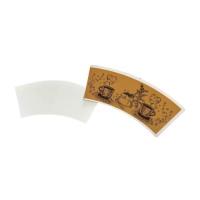 China Factory Direct Sale Customizable Paper Cup Fan with Food Grade PE or PLA Coating for sale