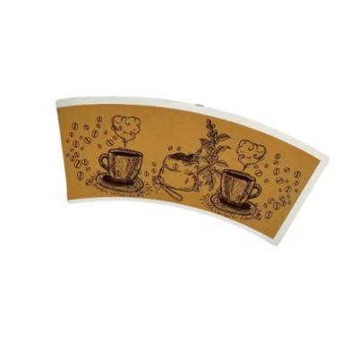 China High Bulk Paper Cup Fan Featuring Biodegradable Material with PE or PLA Coating for sale