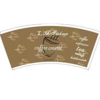 China Custom Logo Paper Cup Fan Available in 4oz 8oz and 12oz Sizes for Branding Needs for sale