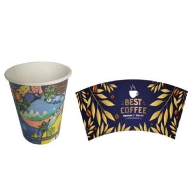China Multi Color Paper Cup Fan Available in Sizes from 4oz to 16oz Eco Friendly and Disposable for sale