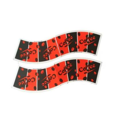 China Paper Cup Fan Customizable Printed Fan Designed Waterproof Food Grade for sale