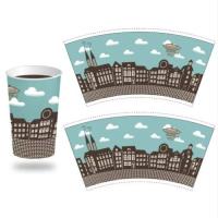 China Moisture-proof Paper Cup Fan Raw Material Made from 100 Percent Wood Pulp for sale