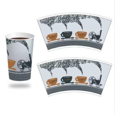 China Heat Insulation Paper Cup Fan Multiple Color Options Custom Deaigned for sale