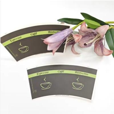 China Food Grade Paper Cup Fan Designed from PE PLA Coated With FSC Certification for sale