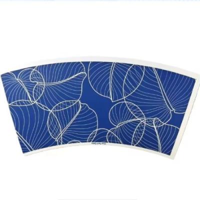 China Paper Cup Fan Flexographic Offset Printed FSC Certified for Marketing Needs for sale
