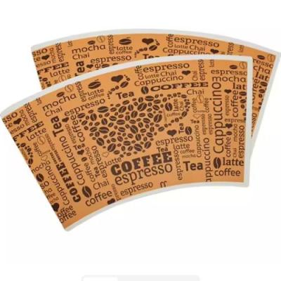 China Durable Custom Die Cut Paper Cup Fan to Make Paper Cups Food Packaging Bowls for sale