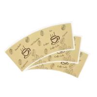 China OEM ODM Die-cutting Custom Printed Paper Cup Fan Blanks Food Grade for sale