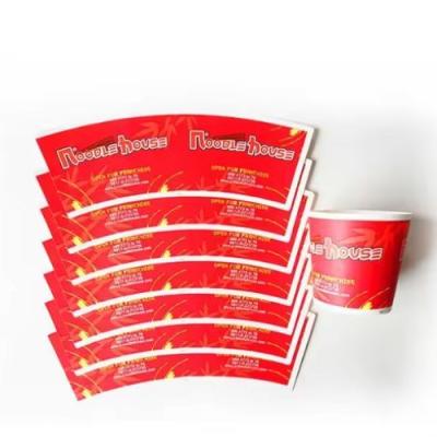 China Offset Printing 1-7 Colors Accept Paper Cup Fan Raw Material Waterproof for sale