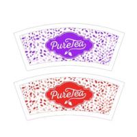 China Compostable Paper Cup Fan Eco-friendly Waterproof Suitable for Festivals and Events for sale