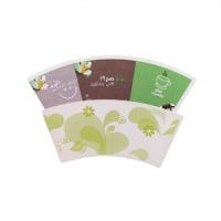 China Paper Cup Fan with Flexography or Offset Printing Single PE Side Coated for sale