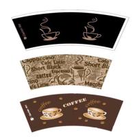 China Food Grade Compostable Paper Cup Fan with PE PLA Coating and Paper Weight Ranges Designed for sale