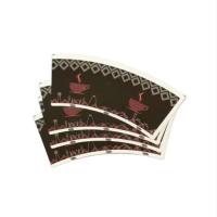 China Factory Direct Supply Paper Cup Fan Blank 6oz 8oz 10oz PE Coated for sale