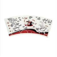 China Heat Insulation Paper Cup Fan Made from Virgin Wood Pulp Suitable for sale