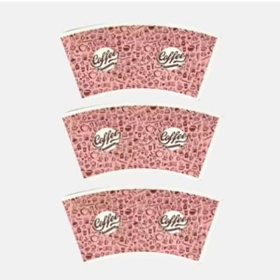 China Offset Printed Paper Cup Fan Raw Material Made With FSC Certified for sale